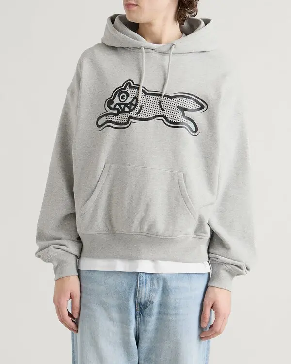 ICECREAM Half Tone Running Dog Popover Hood
