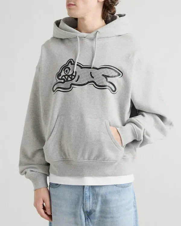 ICECREAM Half Tone Running Dog Popover Hood