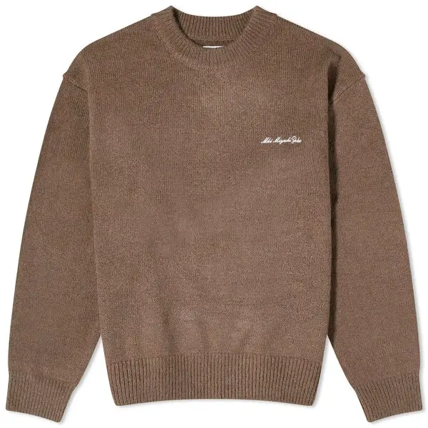 MKI MIYUKI ZOKU Mohair Blend Knit Jumper Sweatshirt