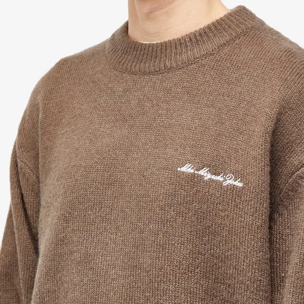 MKI MIYUKI ZOKU Mohair Blend Knit Jumper Sweatshirt