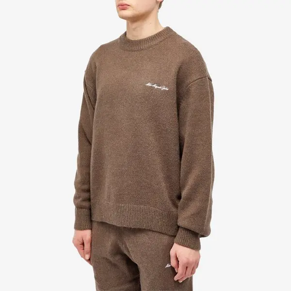 MKI MIYUKI ZOKU Mohair Blend Knit Jumper Sweatshirt