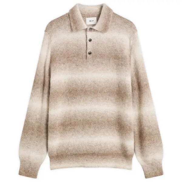 Nn07 Alfie Alpaca Knitted Polo