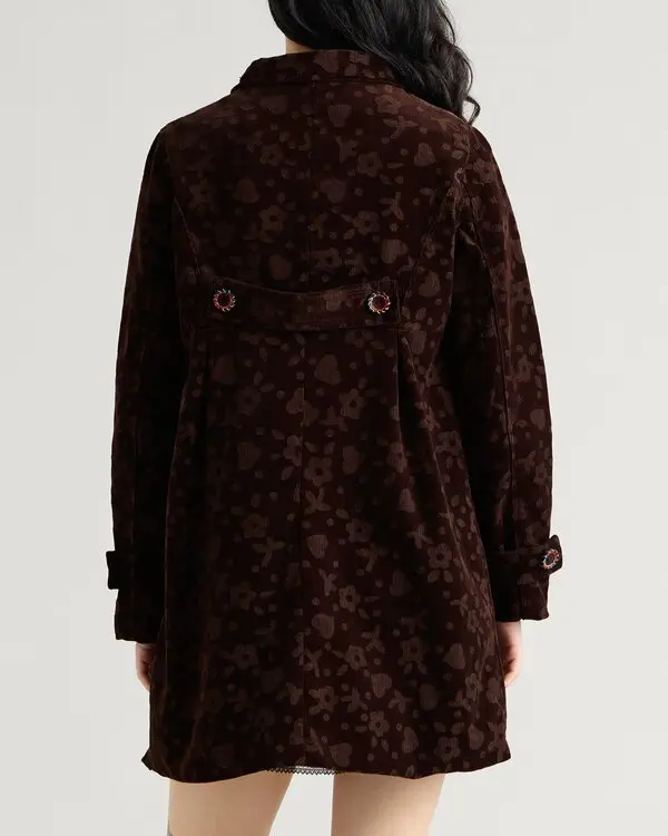 PAOLINA RUSSO Double Breasted Peacoat Jacket