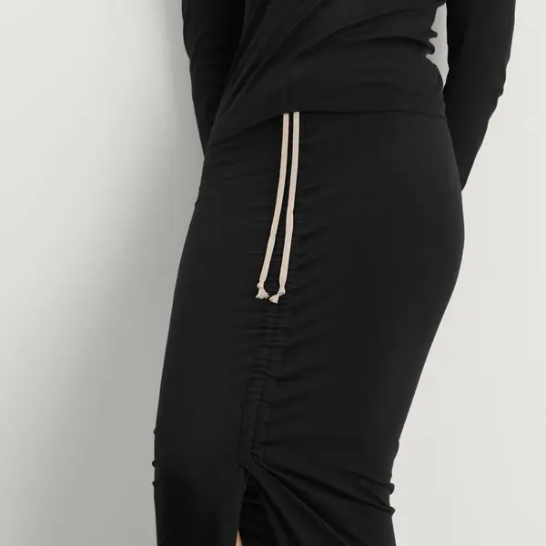 Rick Owens Soft Edfu Midi Skirt