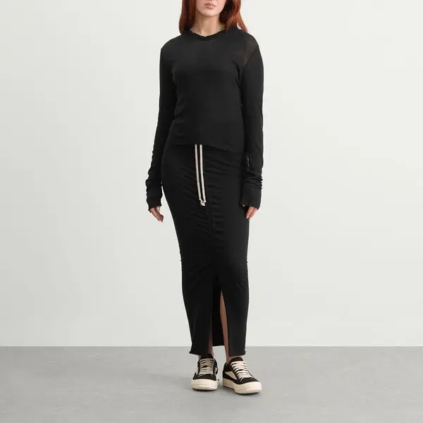 Rick Owens Soft Edfu Midi Skirt