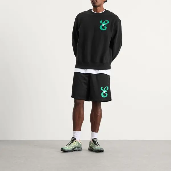 E BY END. Champion For Crew Sweatshirt 'emerald