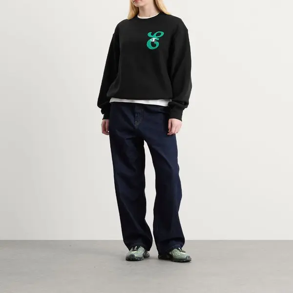 E BY END. Champion For Crew Sweatshirt 'emerald