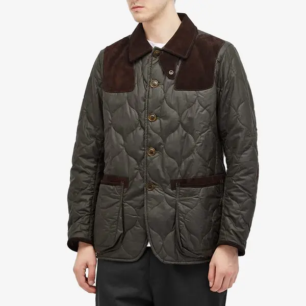 Barbour To Ki To Sporting Quilted Wax Jacket