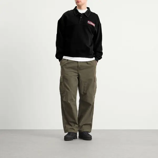 PLEASURES Gentle Polo Sweatshirt