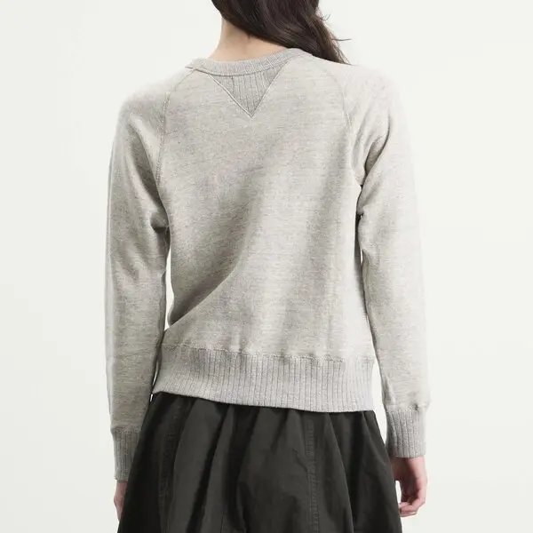 BEAMS Rib Crewneck Sweatshirt