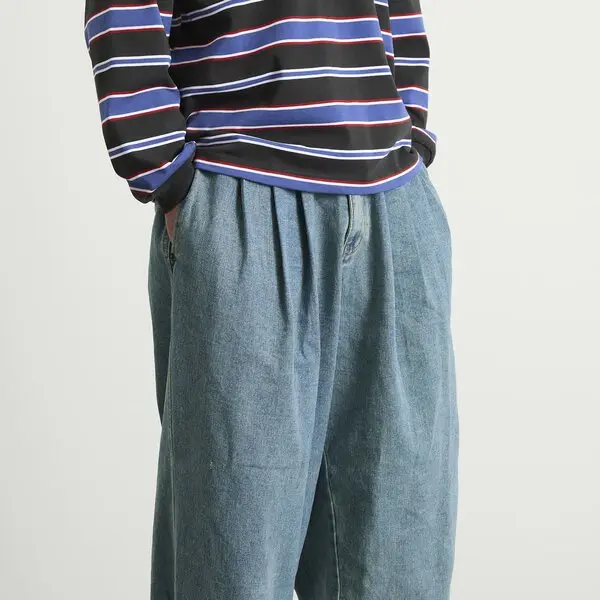 ANGLAN Stone Vintage Denim Balloon Pants