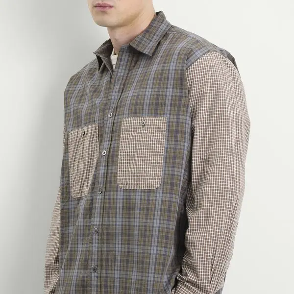 UNLIKELY DRY GOODS 2-tone Work Shirt