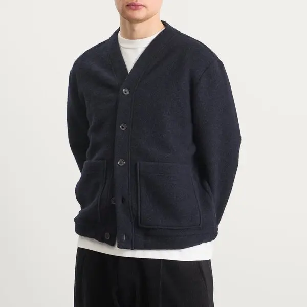 Universal Works Presented Wool Fleece Adv Cardigan