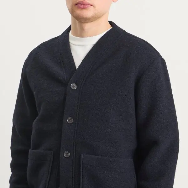 Universal Works Presented Wool Fleece Adv Cardigan