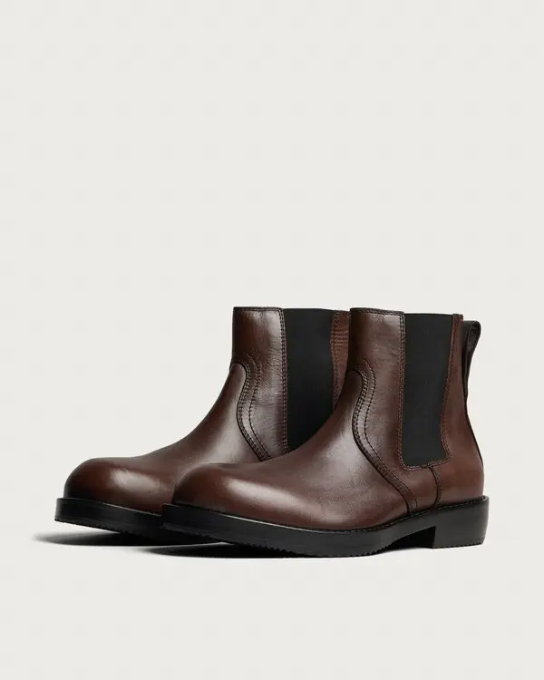 Dries Van Noten Leather Boots