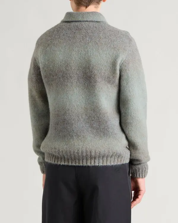 PALMES Alpaca Longsleeve Knit Polo