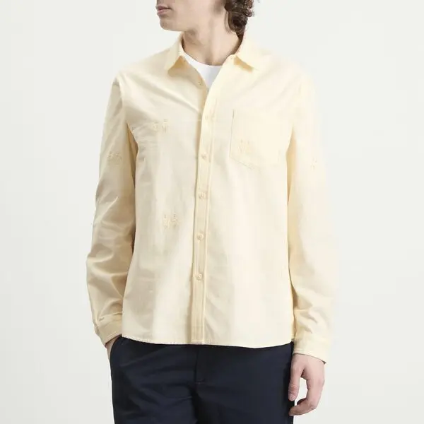 Folk Embroidery Direction Babycord Shirt