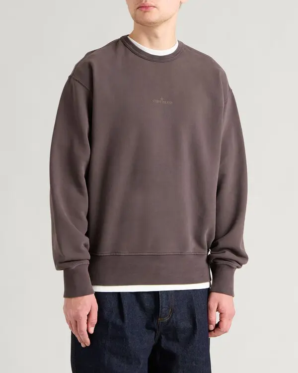 Stone Island Camo Compass Print Sweatshirt