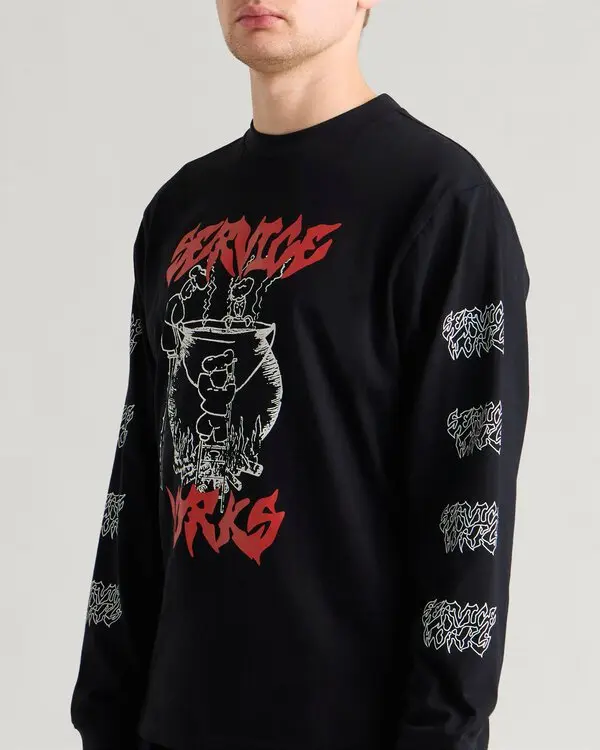 SERVICE WORKS Boiling Point Ls T-shirt