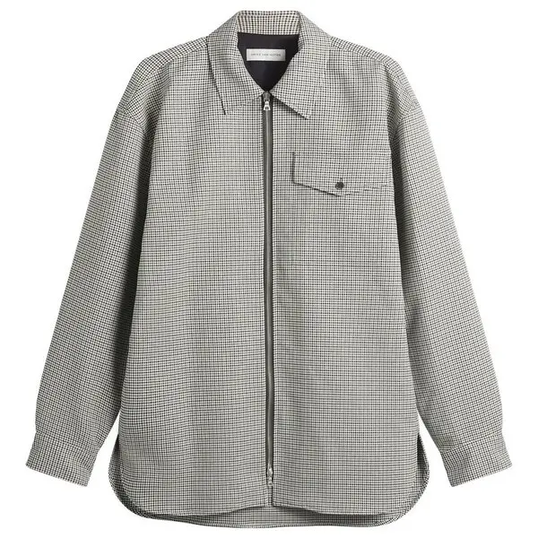 Dries Van Noten Double Faced Gingham Shirt Jacket