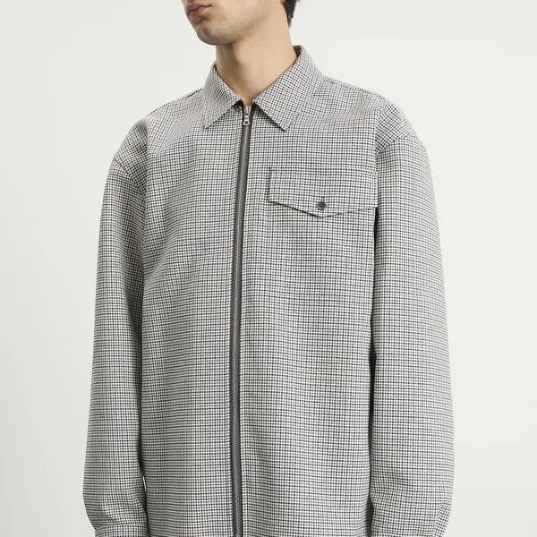 Dries Van Noten Double Faced Gingham Shirt Jacket