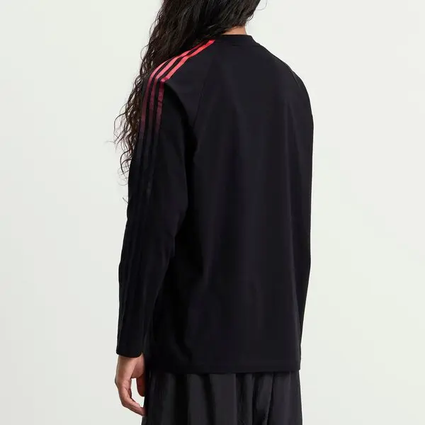 Y3 Oversized Gradient Stripes Long Sleeve T-shirt