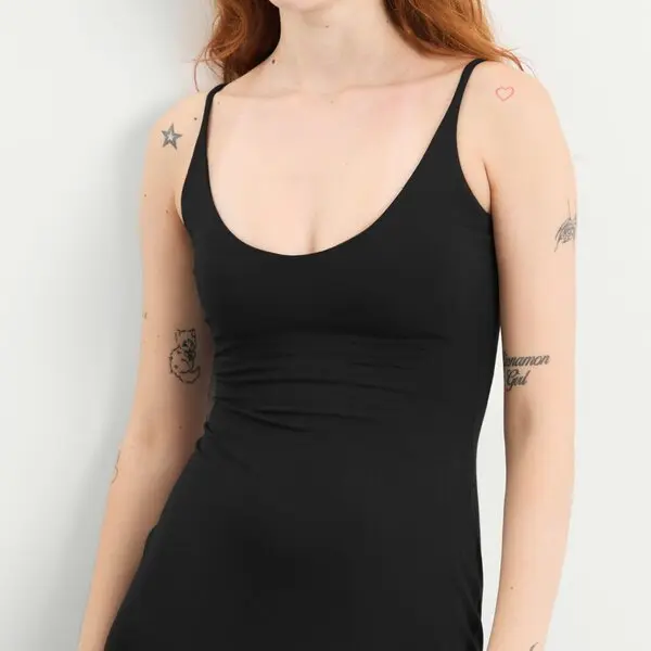 SKIMS Smooth Lounge Skimpy Scoop Neck Dress