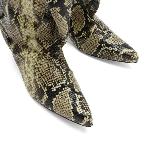 Toga Archives Snake Embossed Boot