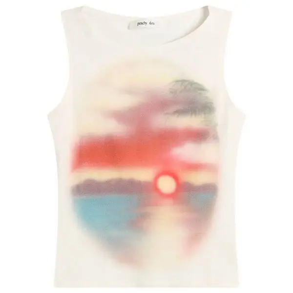 PEACHY DEN Souvenir Top