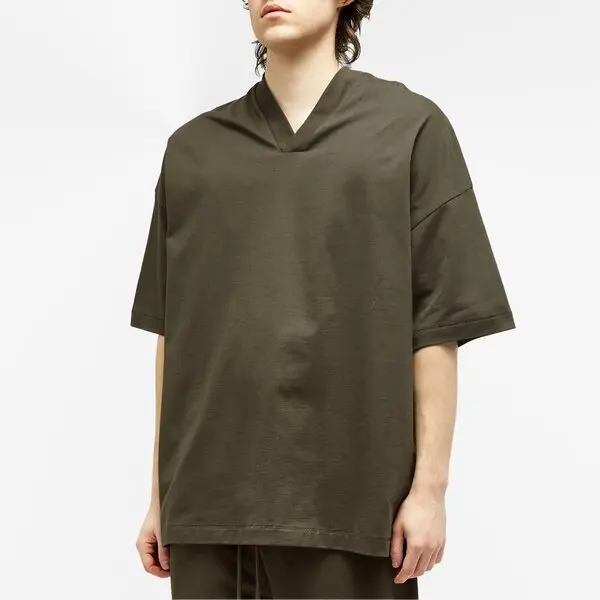 Fear Of God Spring Logo V-neck T-shirt