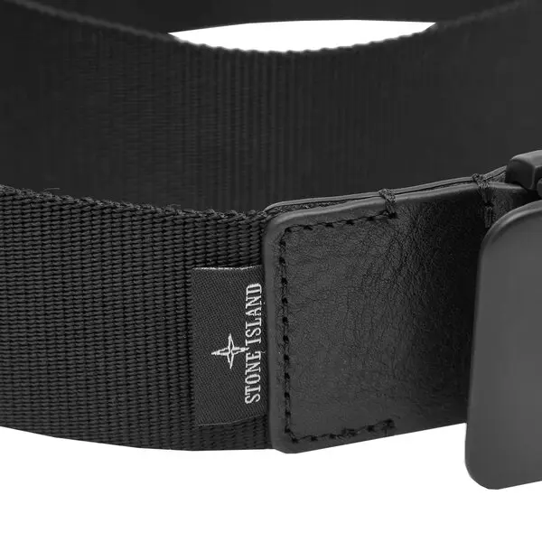Stone Island Tape Belt - Black