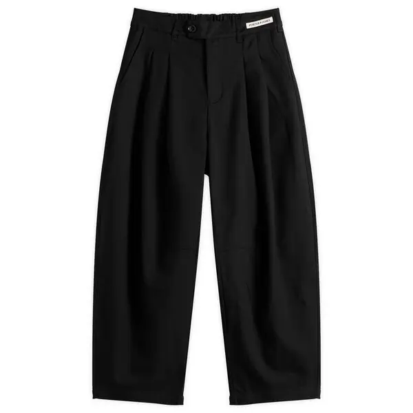 PORTER JAMES Dart-knee Pleated Trousers