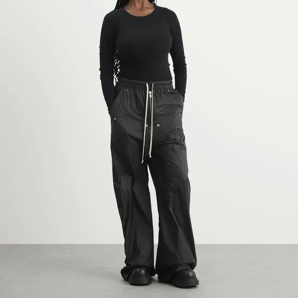 Rick Owens Geth Belas Wide Leg Trousers