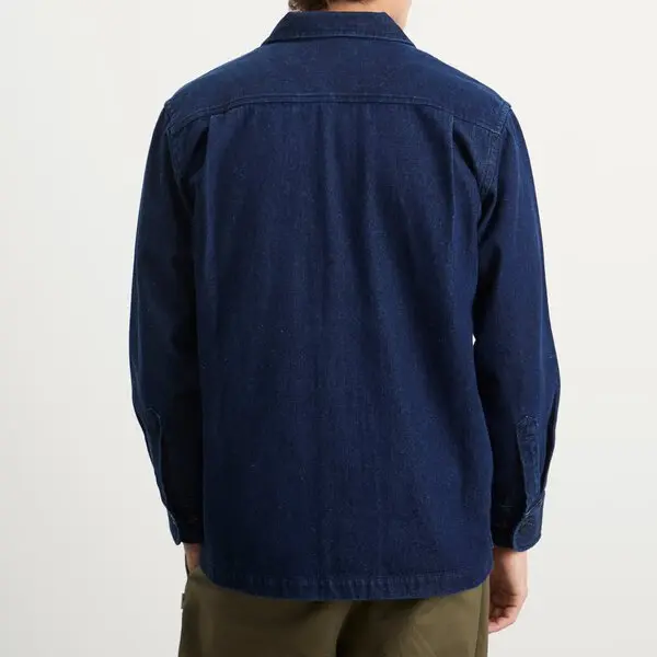 Universal Works Denim Fatigue Overshirt
