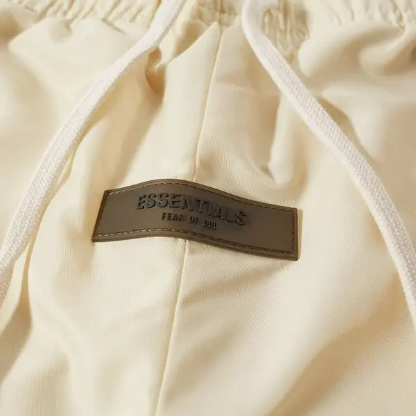 Fear Of God Logo Nylon Track Pant - Egg Shell