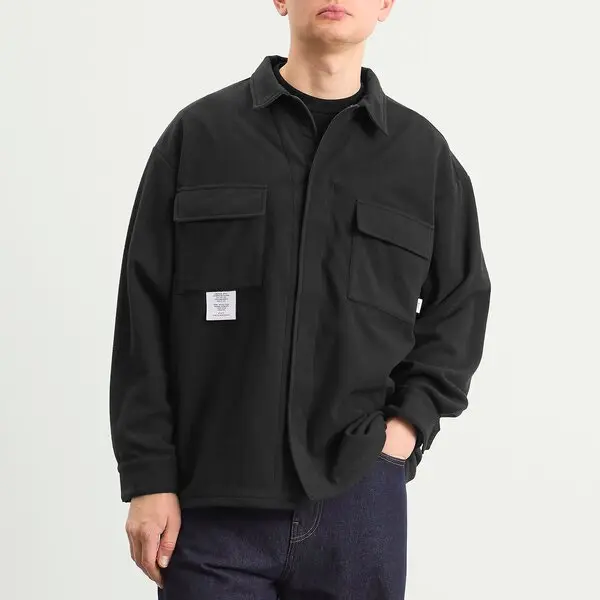 WTAPS Poly Fleece Back Motif Overshirt