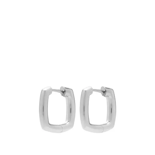 Tom Wood Frame Hoop Earrings Small