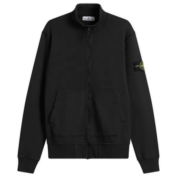 Stone Island Garment Dyed Full Zip Sweatshirt