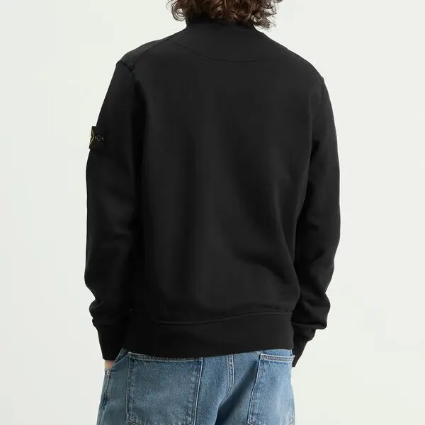 Stone Island Garment Dyed Full Zip Sweatshirt