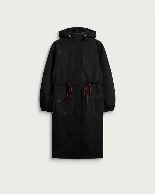 DAMSON MADDER X Logan Raincoat Jacket - Black