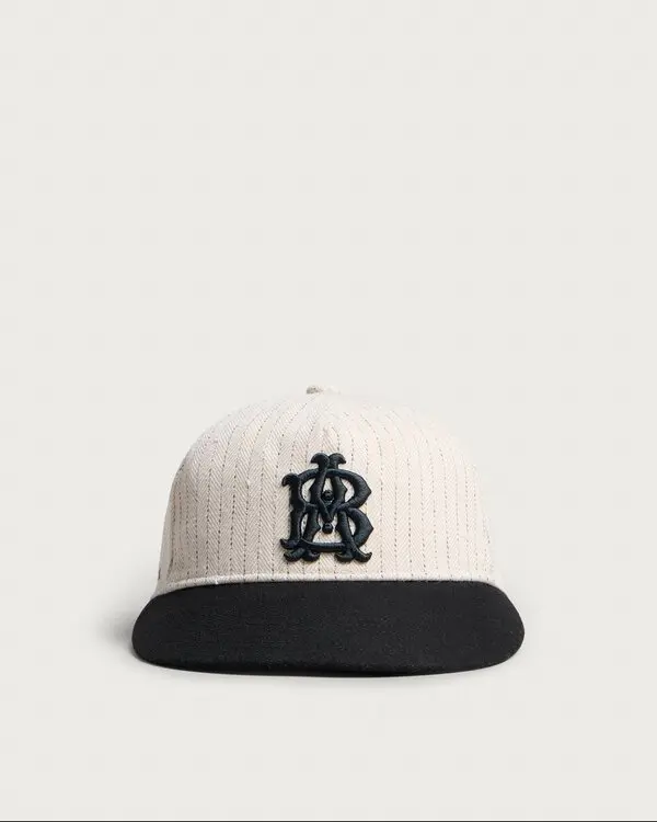 ABOUT:BLANK Monogram Pinstripe Cap