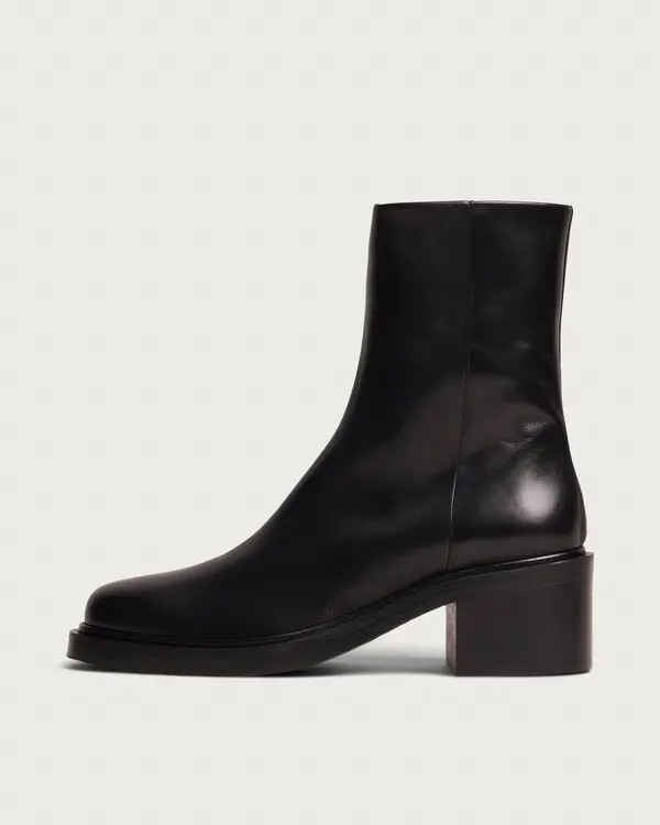 AeydĒ Teddy Block Heel Boots