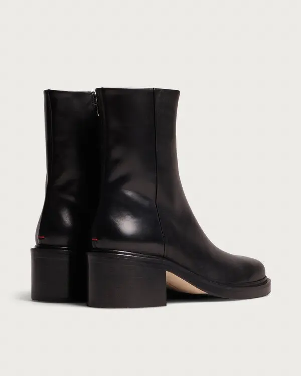 AeydĒ Teddy Block Heel Boots