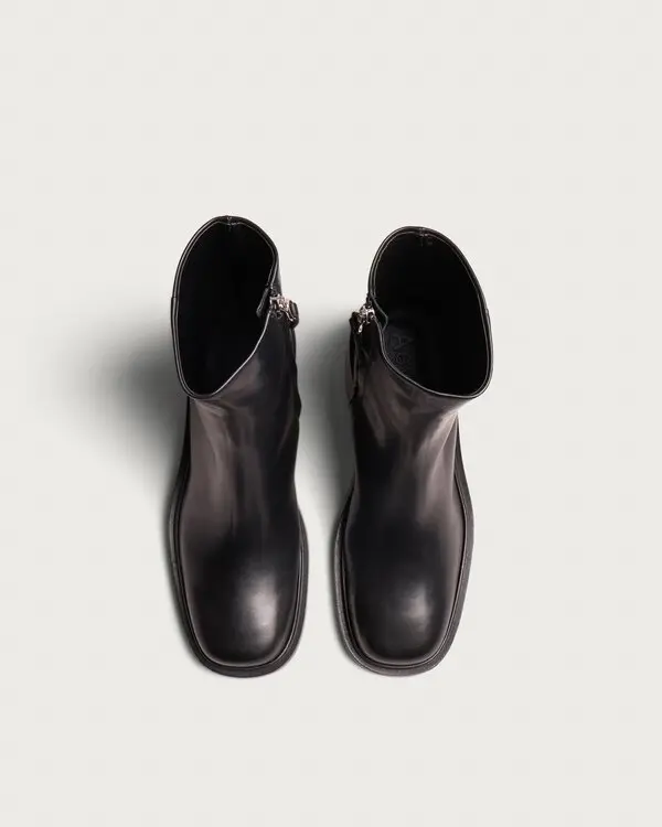 AeydĒ Teddy Block Heel Boots
