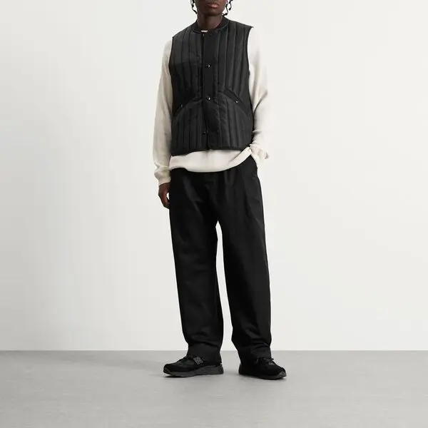FRIZMWORKS Stripe Quilted Mil Liner Vest Jacket