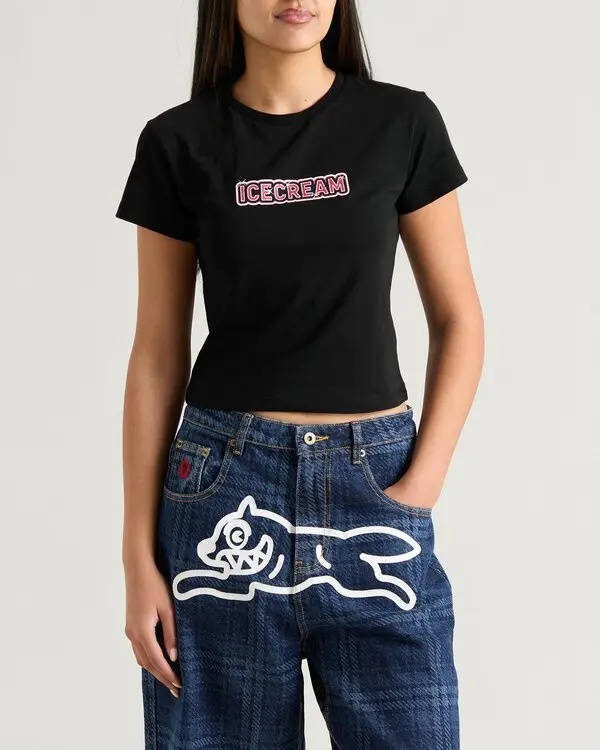 ICECREAM Glitter Baby T-shirt