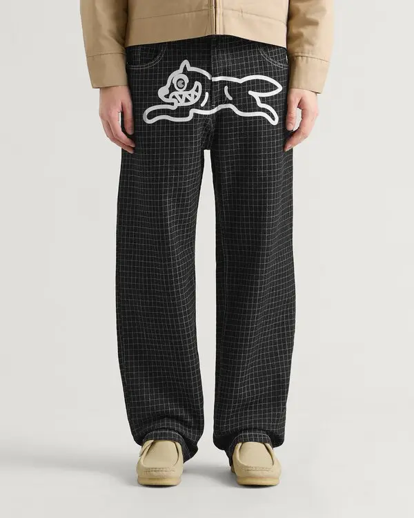 ICECREAM Ripstop Double Scoop Denim Pants