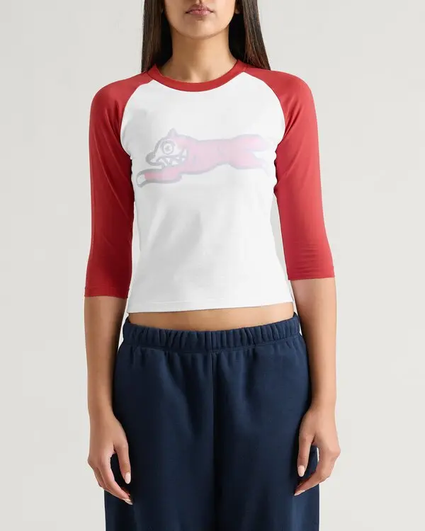 ICECREAM Running Dog Raglan Long Sleeve Shirt