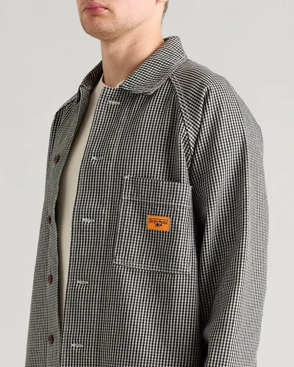 SERVICE WORKS House Gingham Foh Overshirt