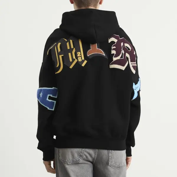 Amiri Varsity Patch Zip Hoodie